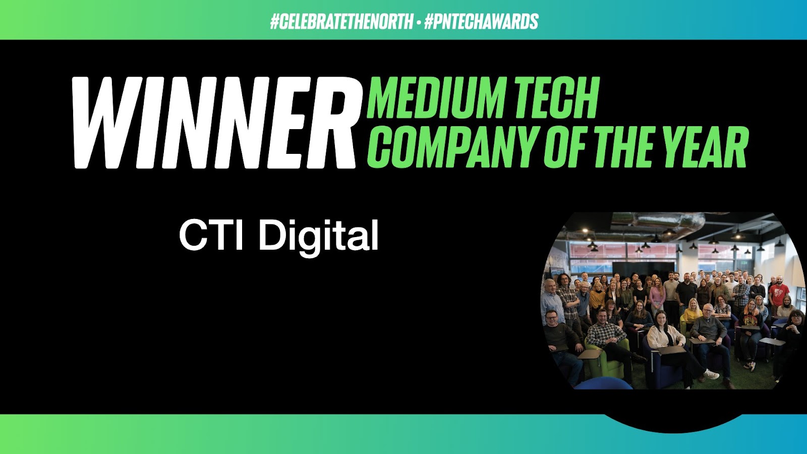 CTI Group Wins the Double at the Prolific North Tech Awards | Nublue